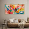 IDEA4WALL Colorful Burst Bright Abstract Living Room Decor Extra Large ...