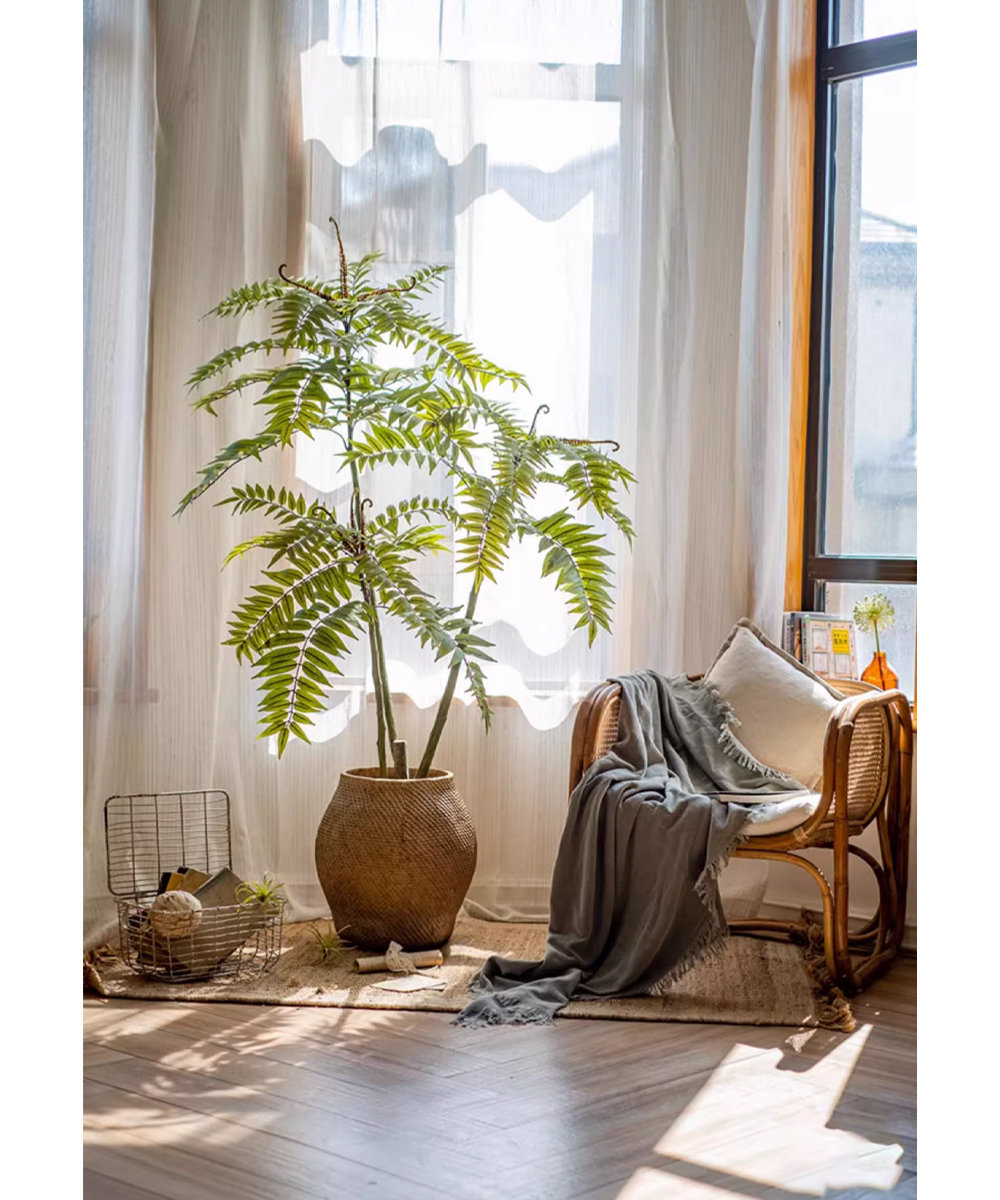 Stella Trek Artificial Plant Chinese Toon Tree Fake Green Plant Bonsai ...