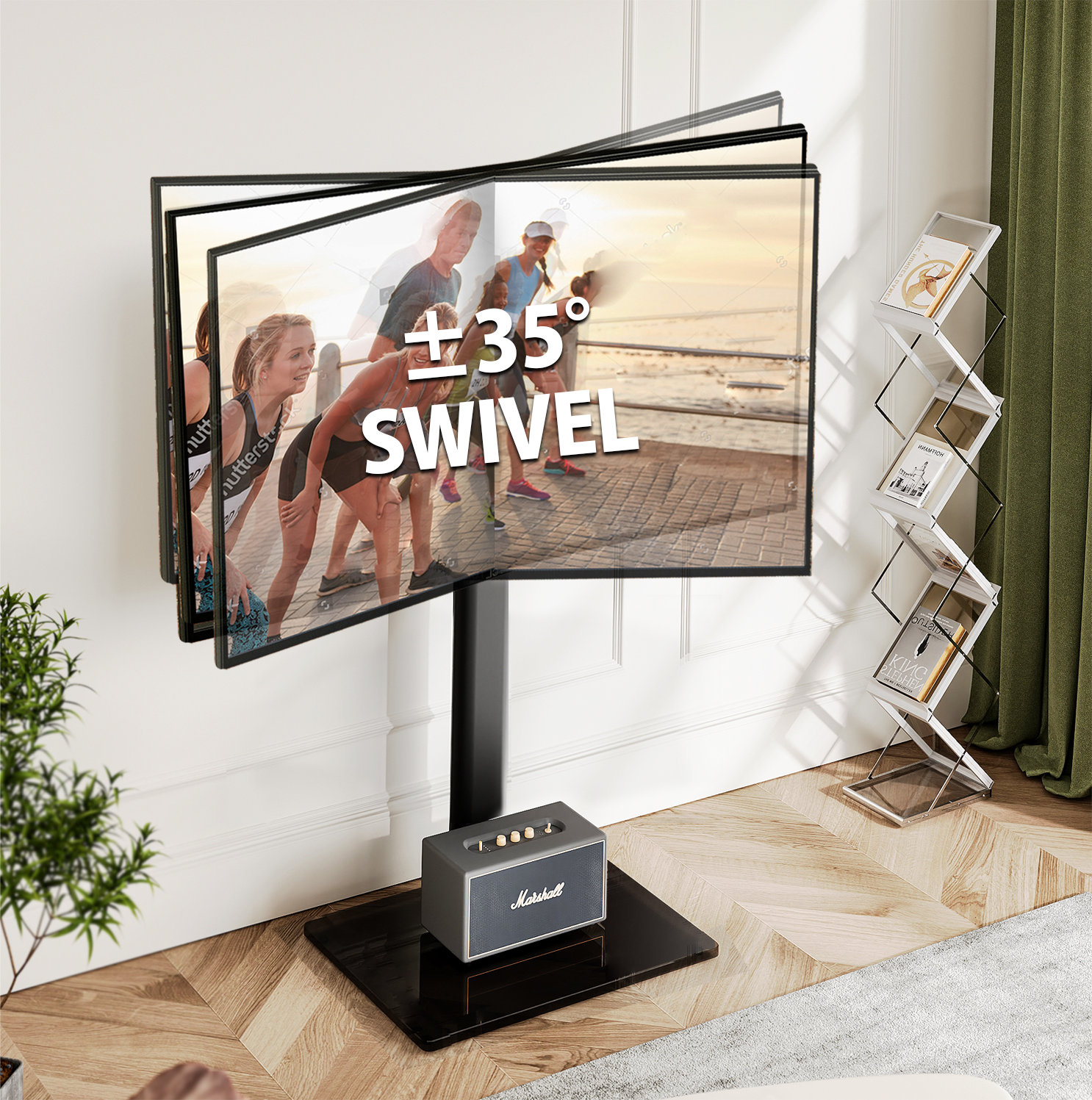 Symple Stuff Chelsi Corner TV Stand for TVs up to 32" & Reviews | Wayfair