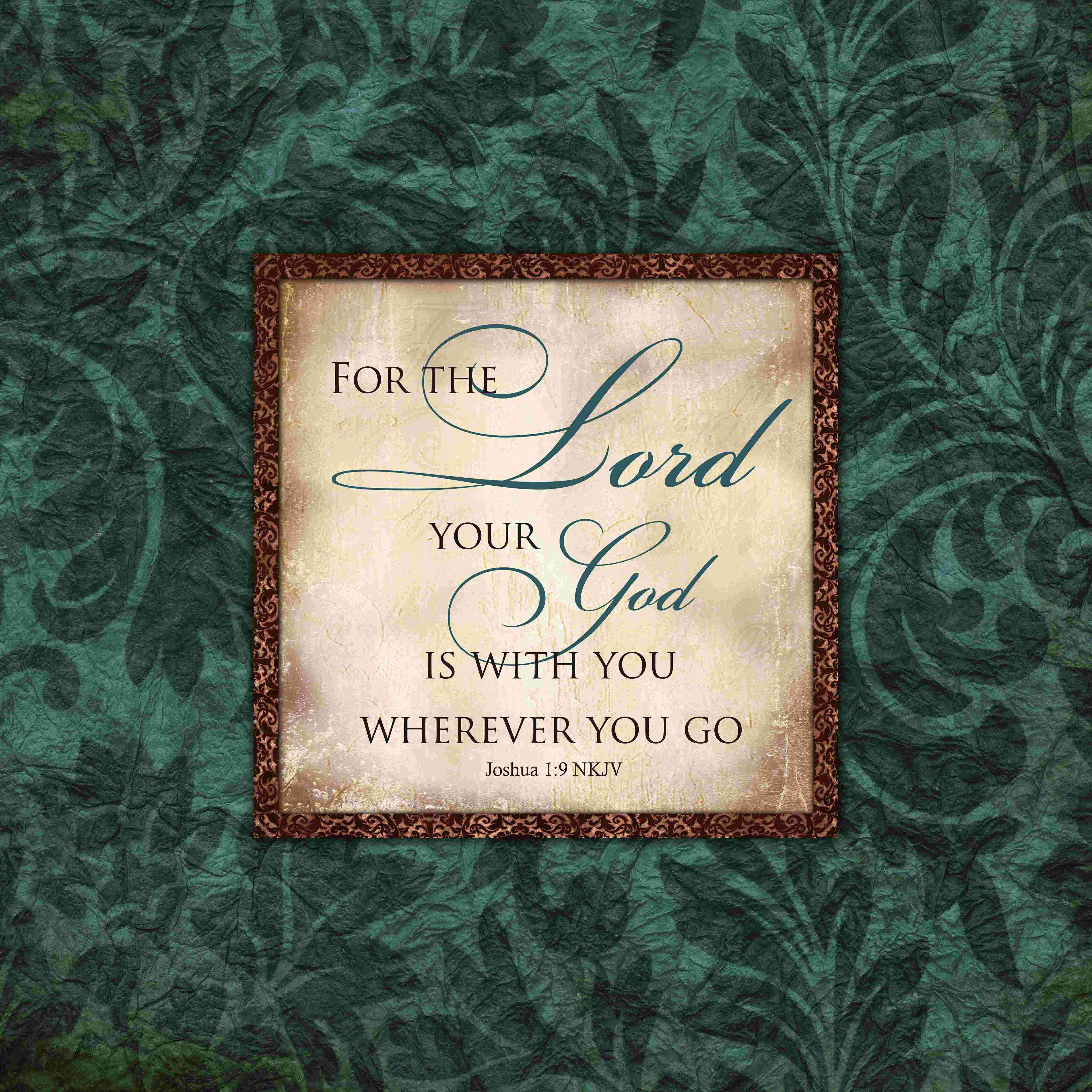 Trinx The Lord Your God 2 - Wrapped Canvas Graphic Art | Wayfair