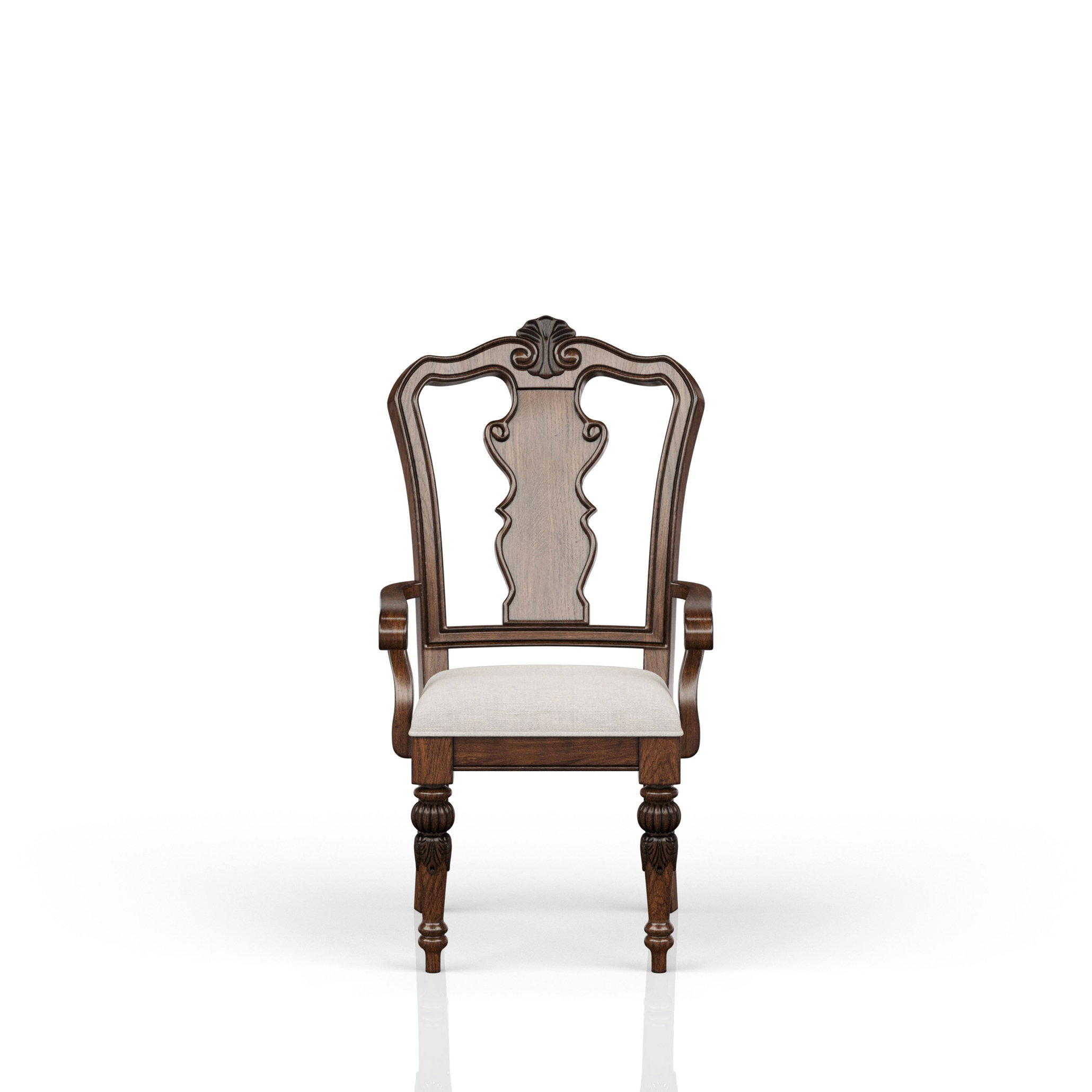Canora Grey Mahogany Traditional Arm Chair | Wayfair
