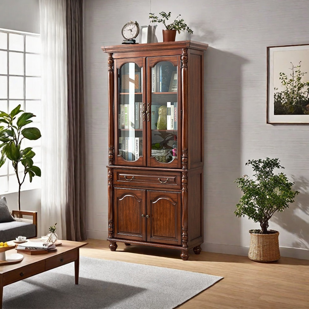 Kaoloupin European style light luxury bookcase | Wayfair