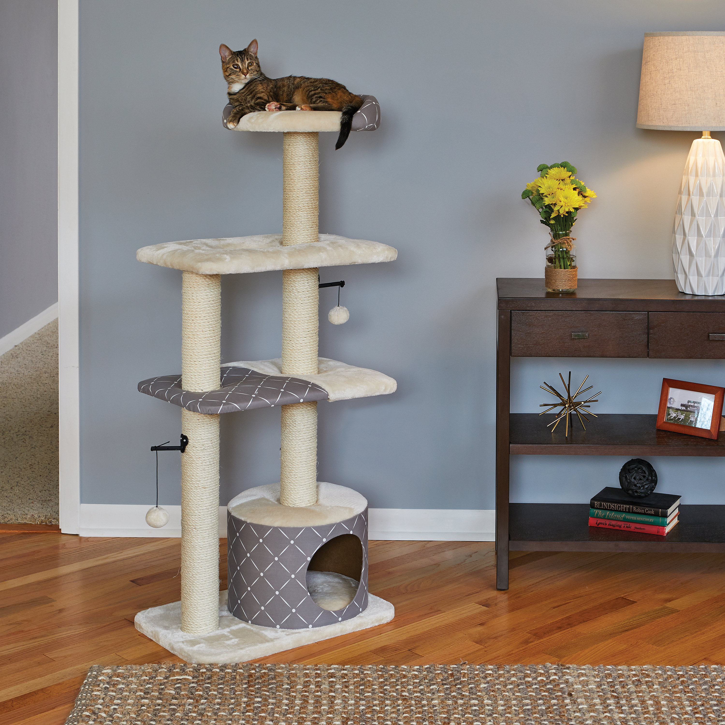 Midwest Homes For Pets Feline Nuvo MidWest Homes For Pets 5-Tier Cat ...