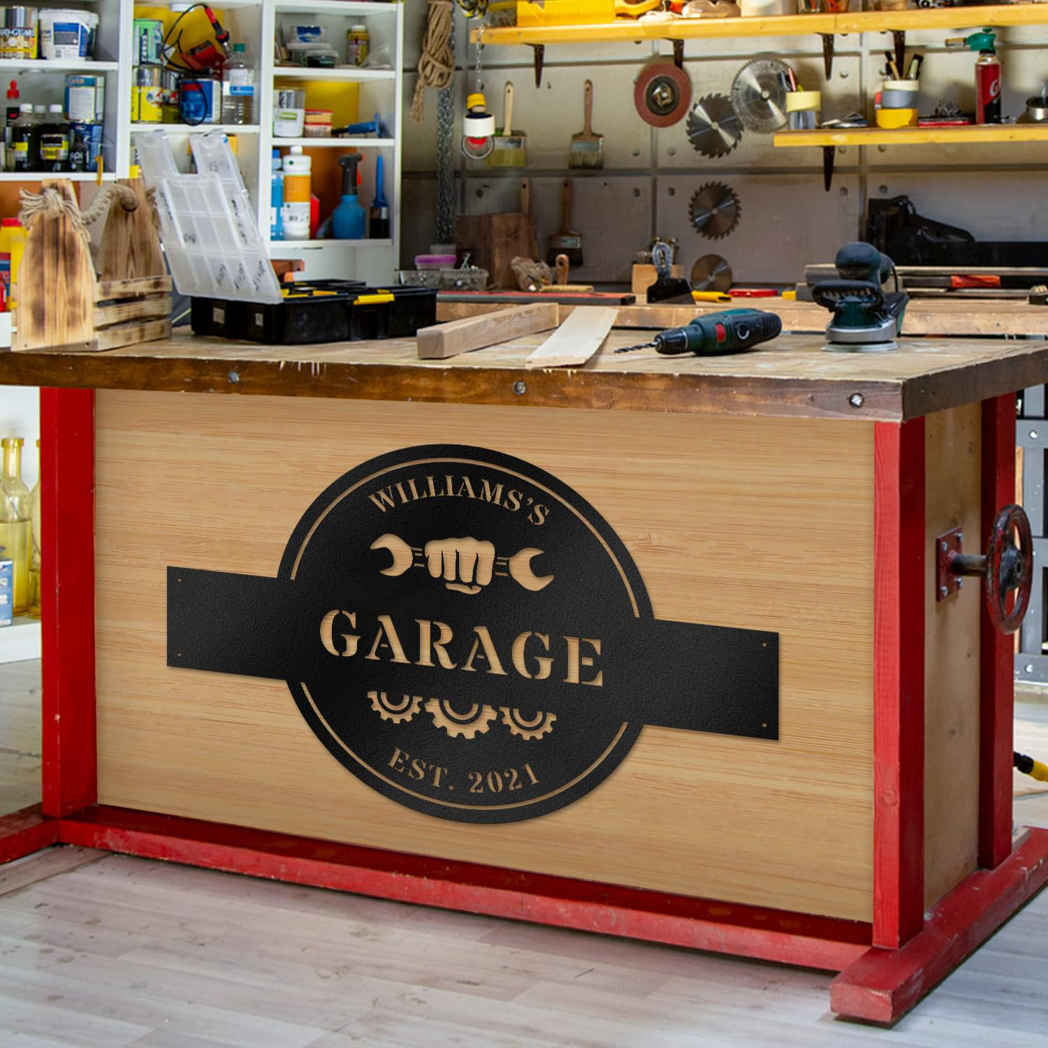 SIGNLEADER LILY13 Custom Metal Signs Metal Name Sign Metal Wall Art ...