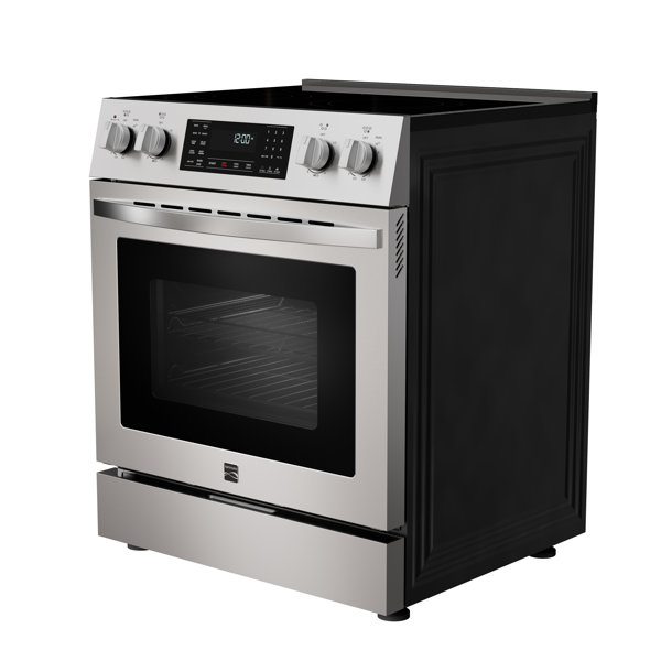 Kenmore 4.8 cu. ft. Front-Control Electric Range with True Convection ...