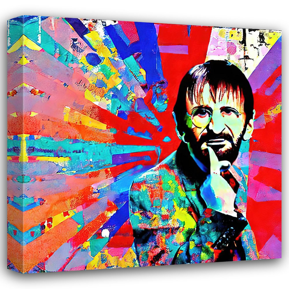 Red Barrel Studio® Beatles Ringo 3 by Stephen Chambers - Wrapped Canvas ...