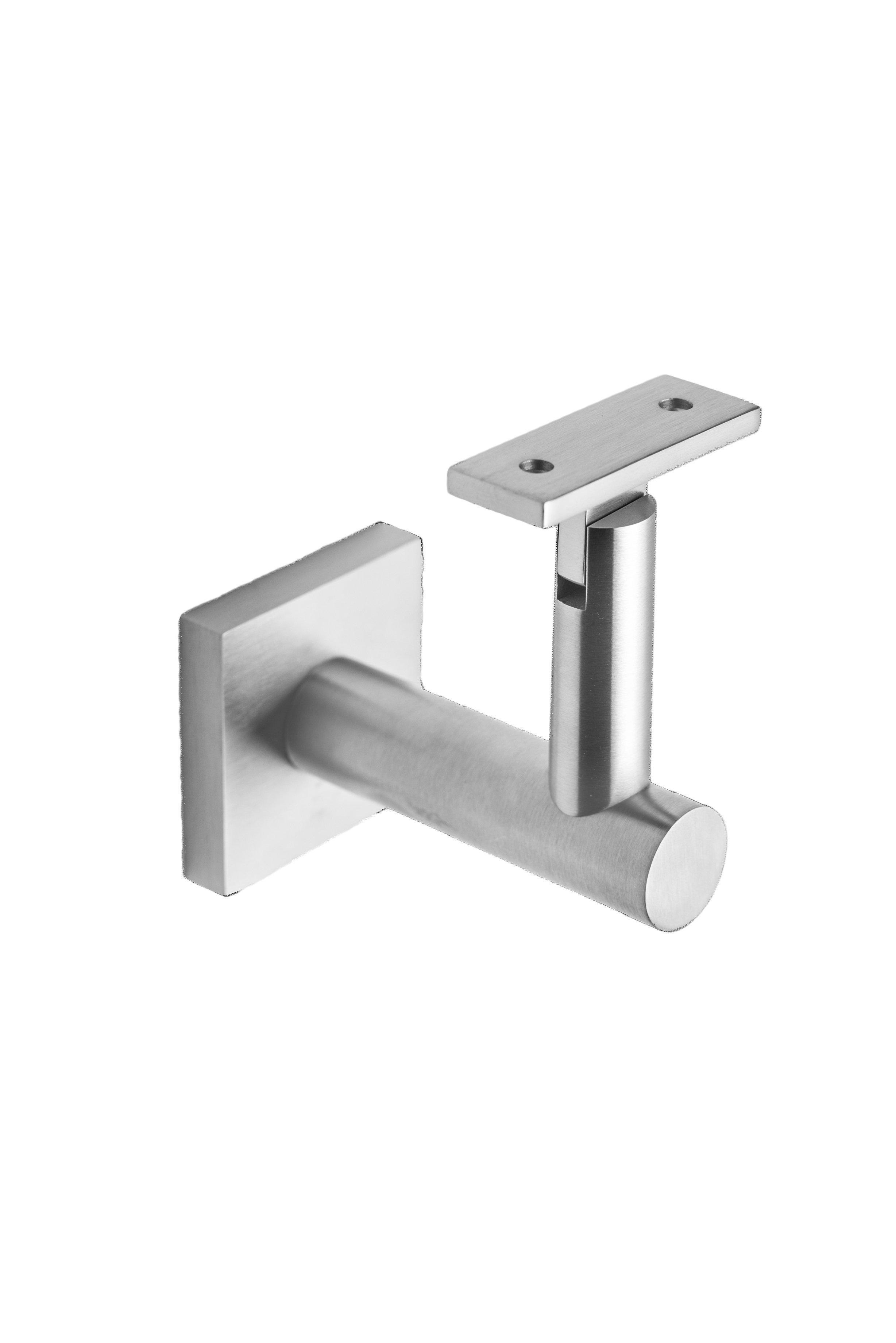 Linnea Surface Mount Handrail Bracket with Round Rose and Flat Plate ...