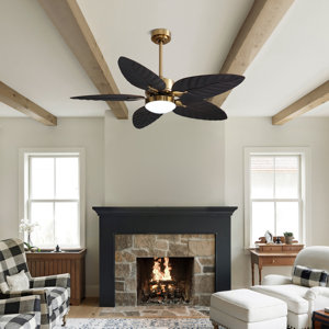 Leaf Blade Ceiling Fans You'll Love | Wayfair
