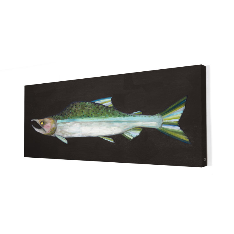 Millwood Pines Wild Salmon On Canvas by Eli Halpin Painting | Wayfair