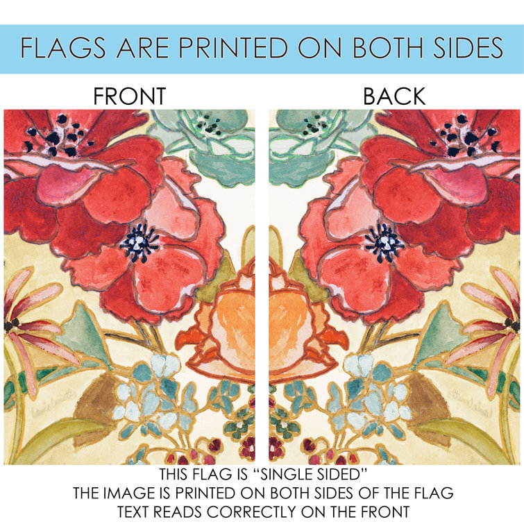 Toland Home Garden Double Sided 40'' H x 28'' W Polyester House Flag ...