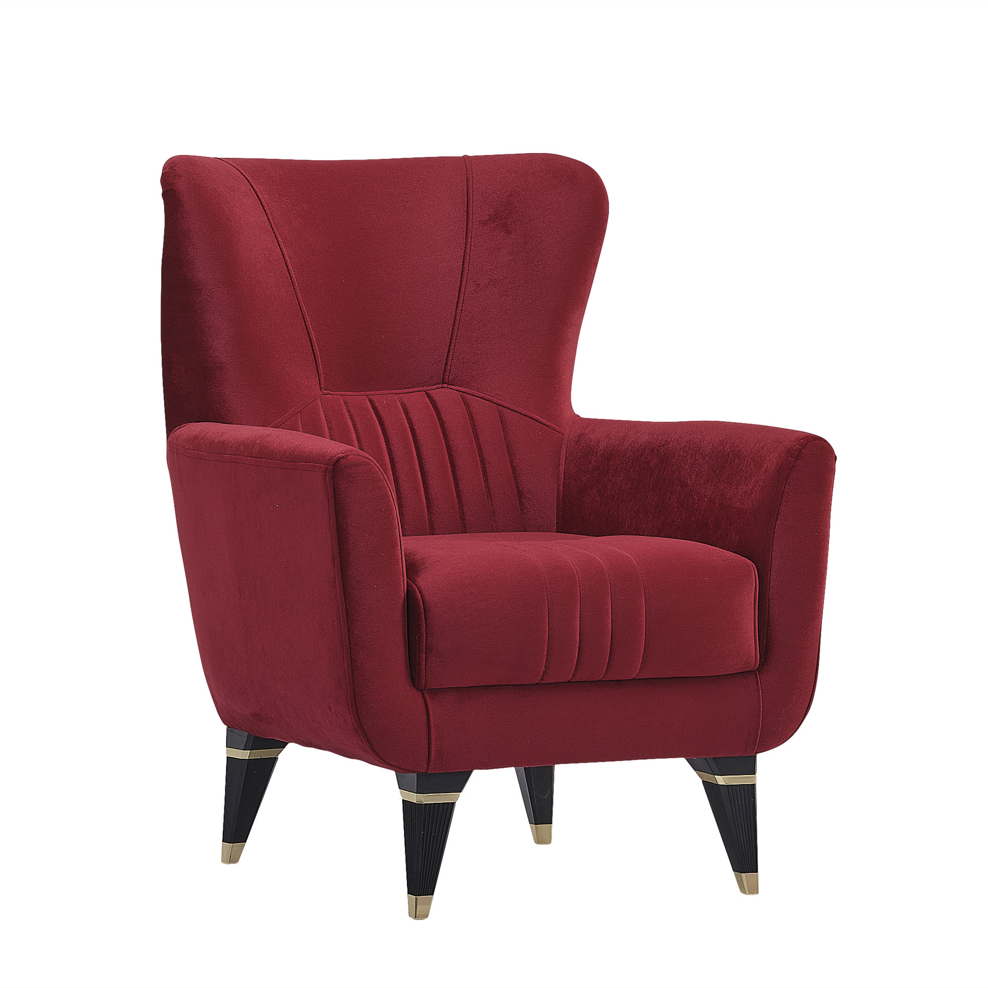 Ottomanson Ruby Fabric Upholstered Arm Chair | Wayfair