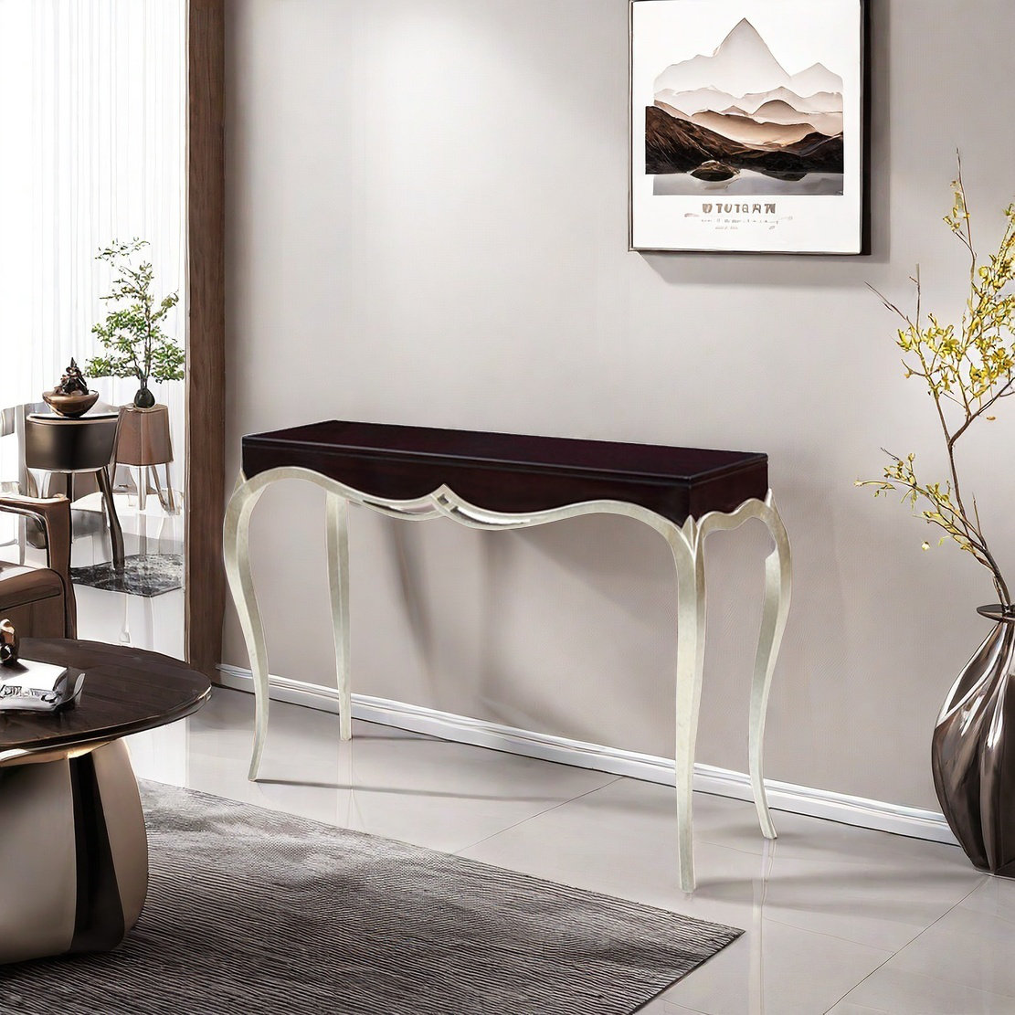 Liu's ink furniture Retro Luxury Art Console Table | Wayfair