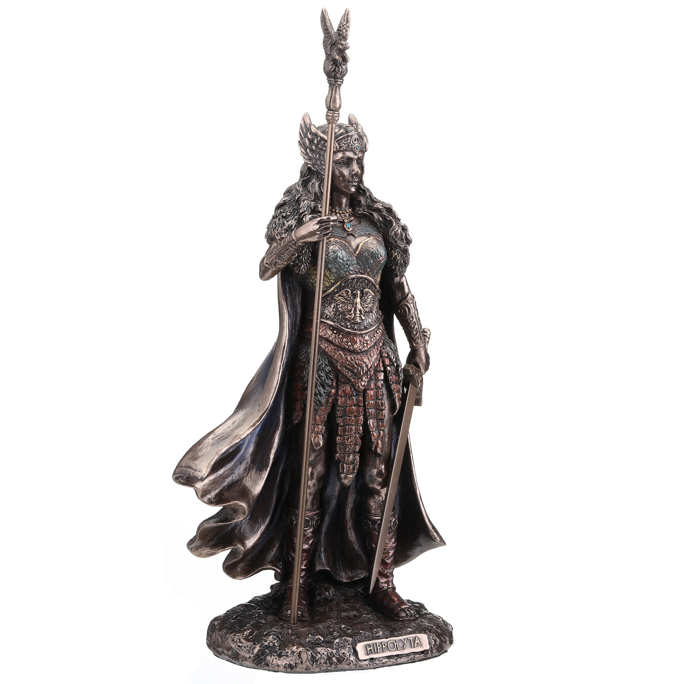 Trinx 9.84 inches Height Cold Cast Bronze Hippolyta the Queen of the ...