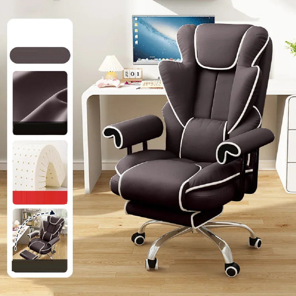 Ebern Designs Support Back Rotating Office Chair Executive Design Comfy ...