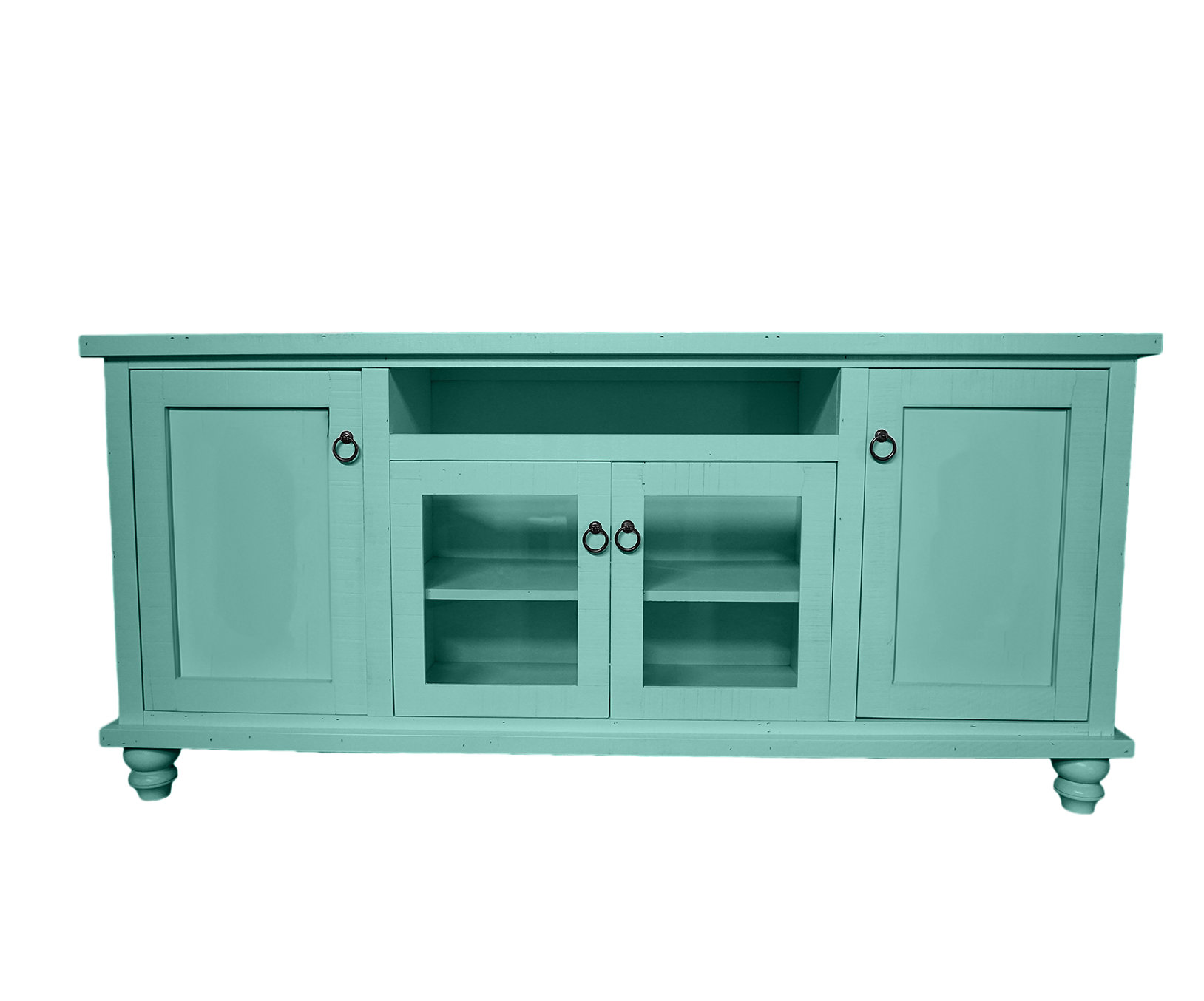 Canora Grey Touber Solid Wood One-Piece Storage Credenza | Wayfair