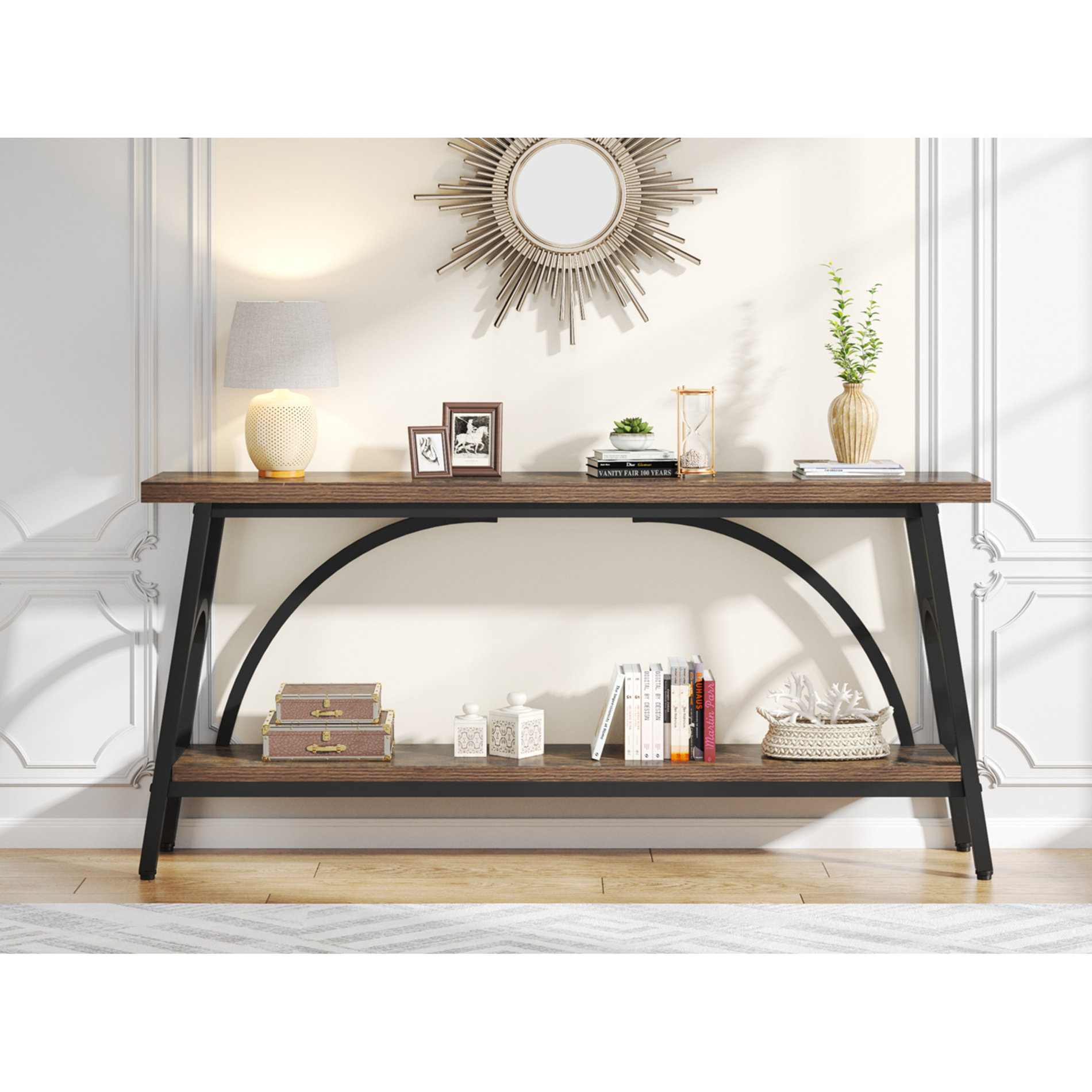 17 Stories 70.8" Extra Long Console Table - Wayfair Canada