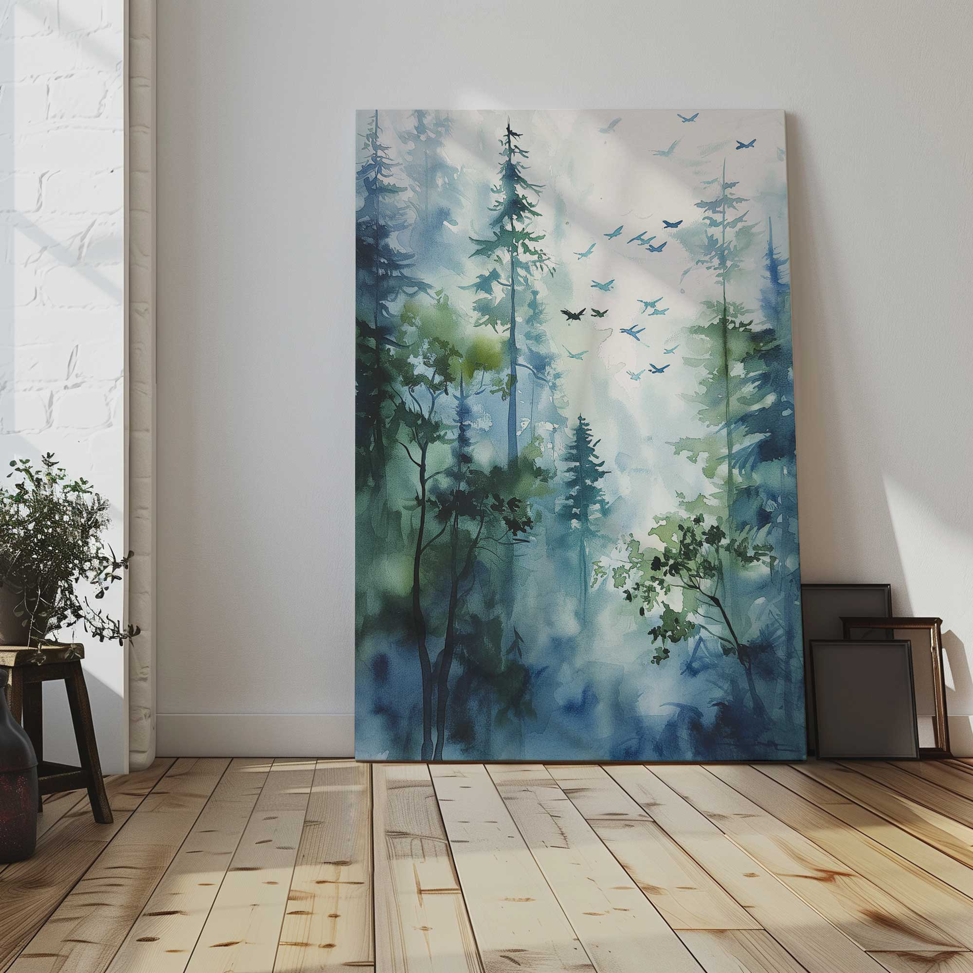 Loon Peak® Enchanted Forest Scene II Print on Canvas | Wayfair