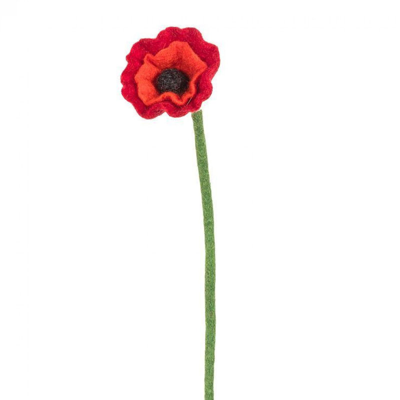 Primrue Fabric Poppy Stem | Wayfair