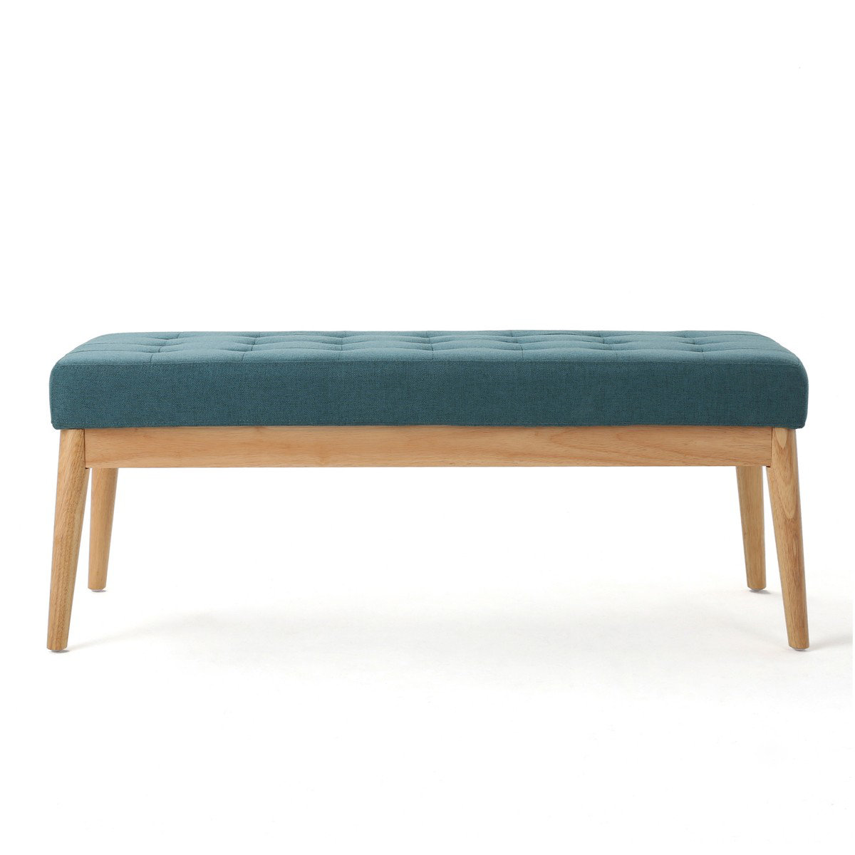 Corrigan Studio® Turquoise Solid wood + Polyester Bench | Wayfair