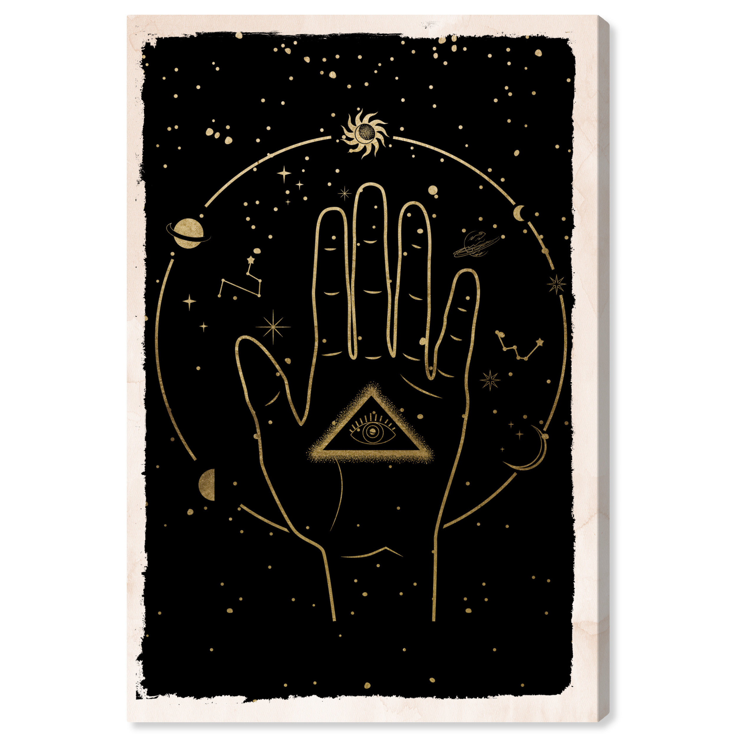 Dakota Fields Illuminati Hand, Illuminati Eye Galaxy Modern Black ...