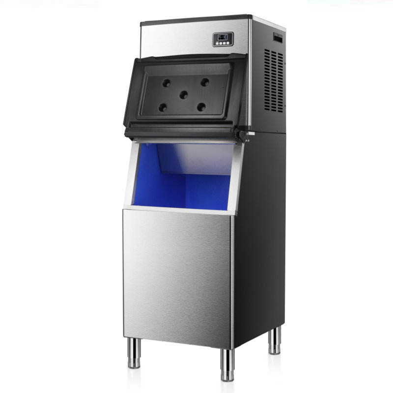 R.W.FLAME 352Lb. Lb. Daily Production Cube Ice Freestanding Commercial ...