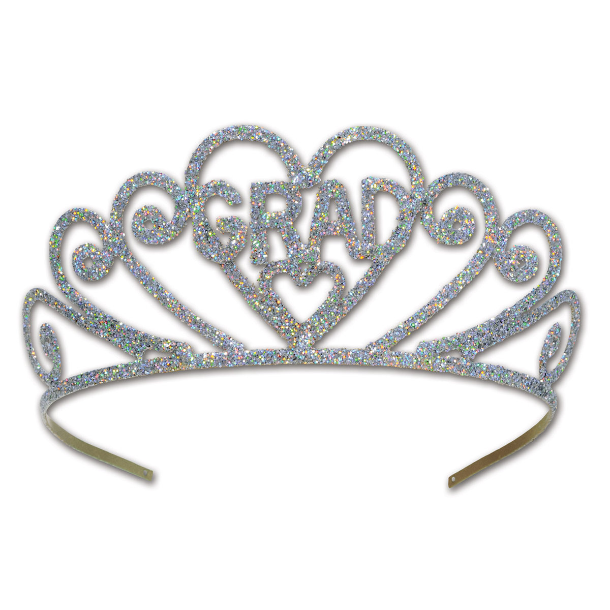 Mercer41 Glittered Metal Grad Tiara | Wayfair