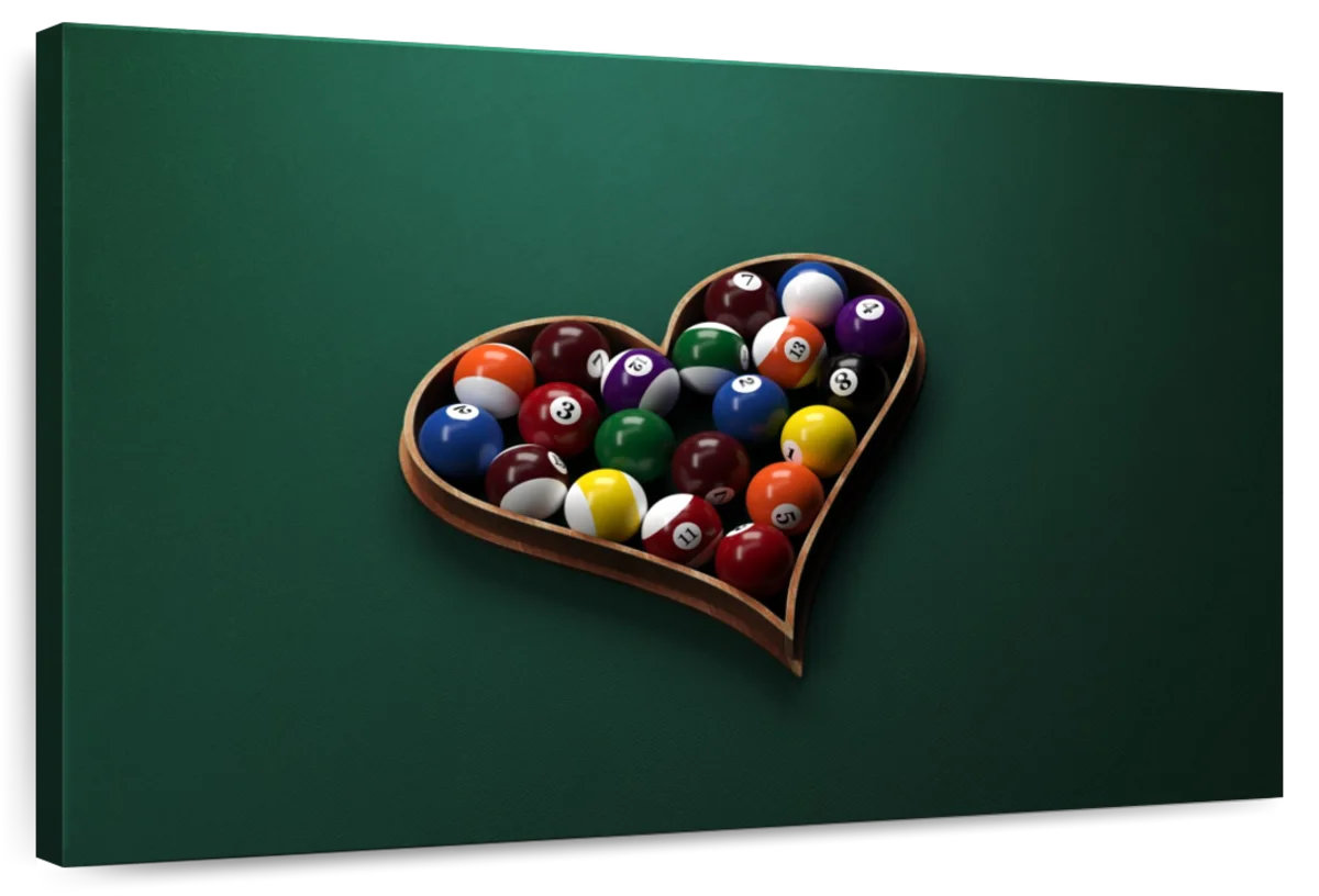 Ebern Designs Senne Billiards Heart Rack | Wayfair