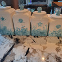 Rosecliff Heights Ceramic / Porcelain Canister - Set of 4 | Wayfair