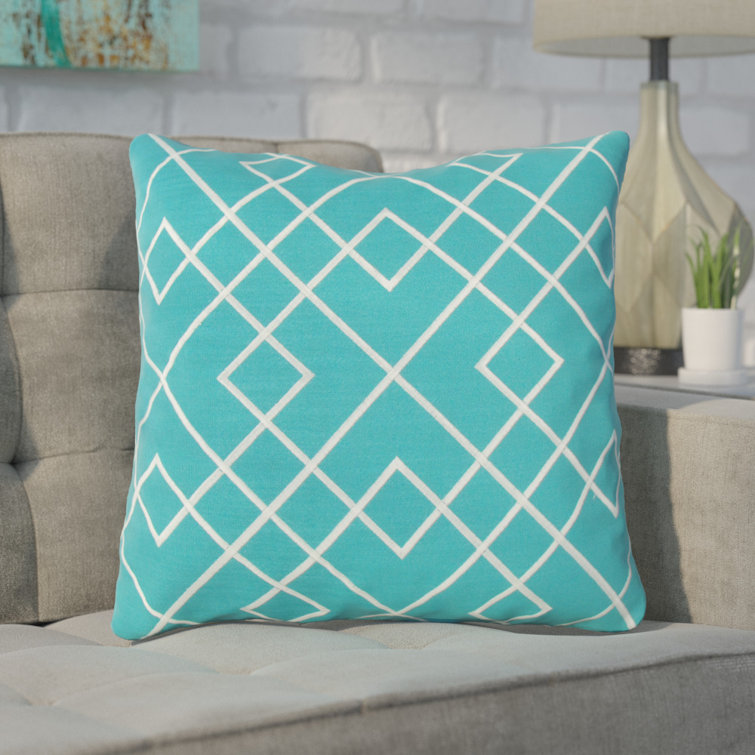 Wrought Studio Argos Embroidered Polyester/Polyester Throw Pillow ...