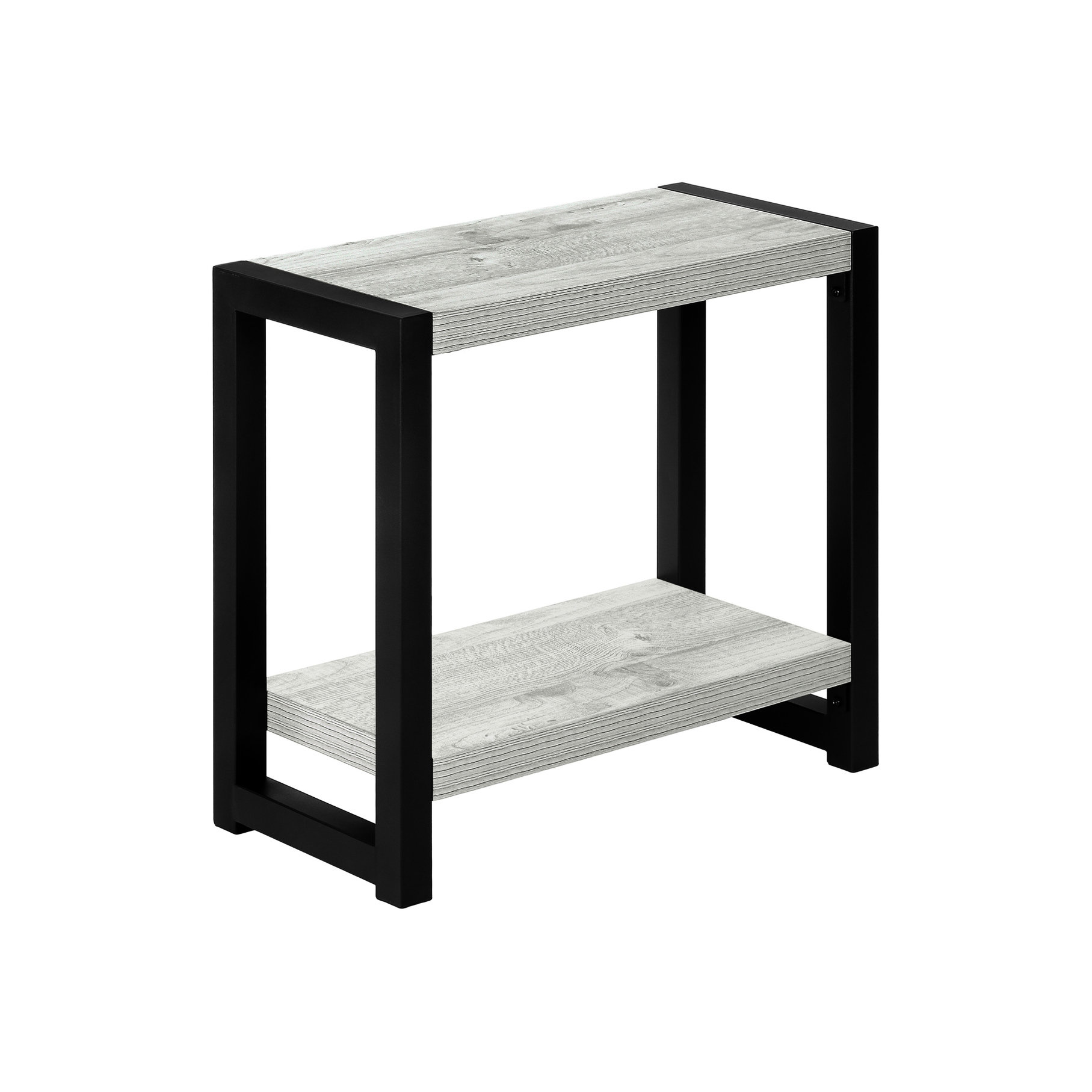 Ebern Designs Contemporary 2 End Table, Grey Laminate Covering, Robust ...