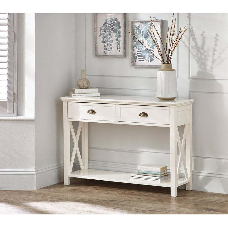 Longshore Tides Ladd 110cm Solid Wood Console Table | Wayfair.co.uk