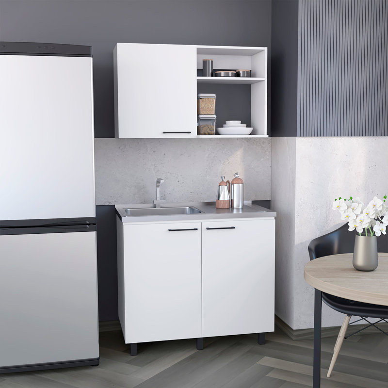 We Have Furniture Alexandria 2 Piece Kitchen Set, Wall Cabinet ...