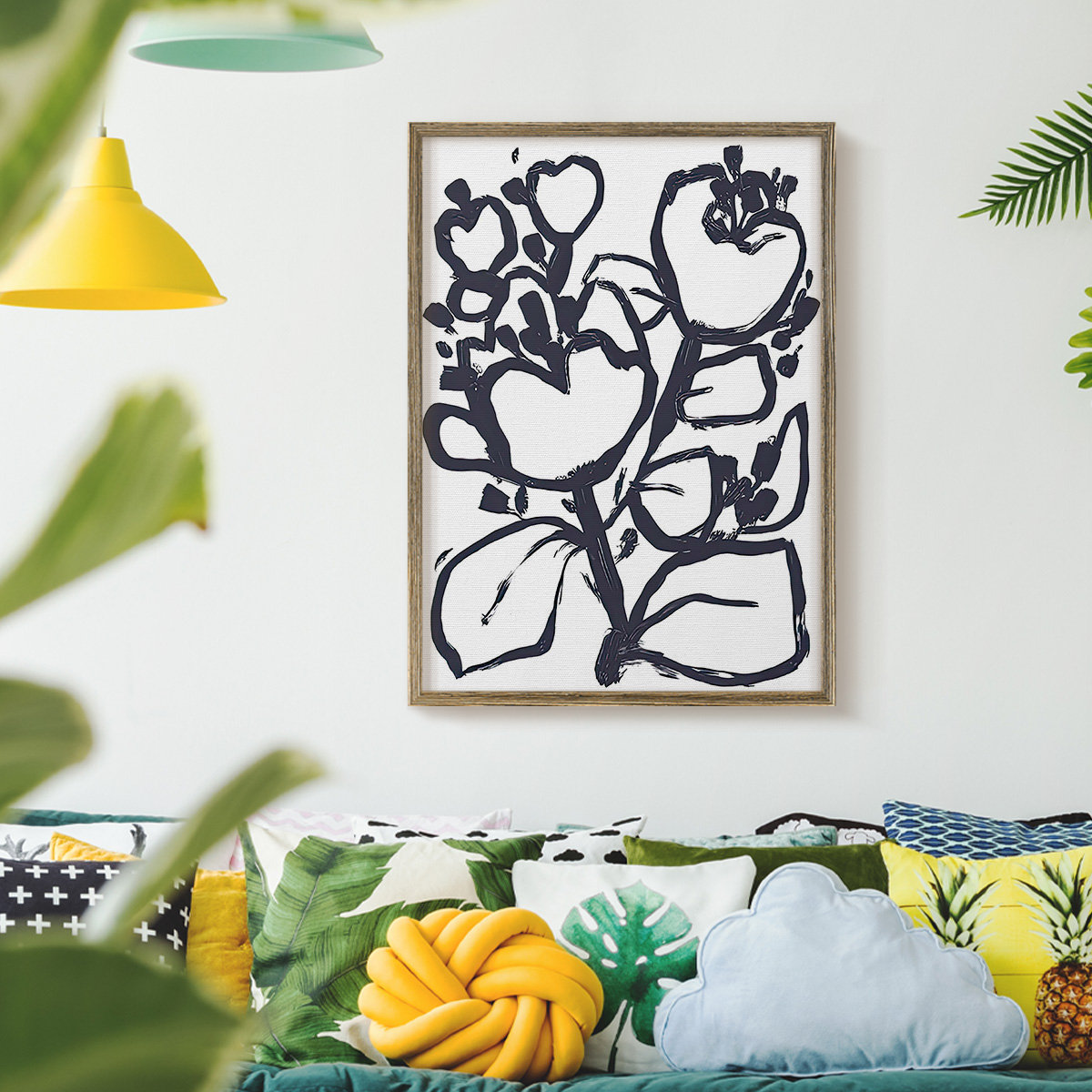 Wrought Studio™ Semi Stack III Framed Print | Wayfair