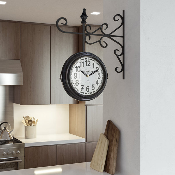 Astoria Grand Tepper Metal Wall Clock & Reviews - Wayfair Canada