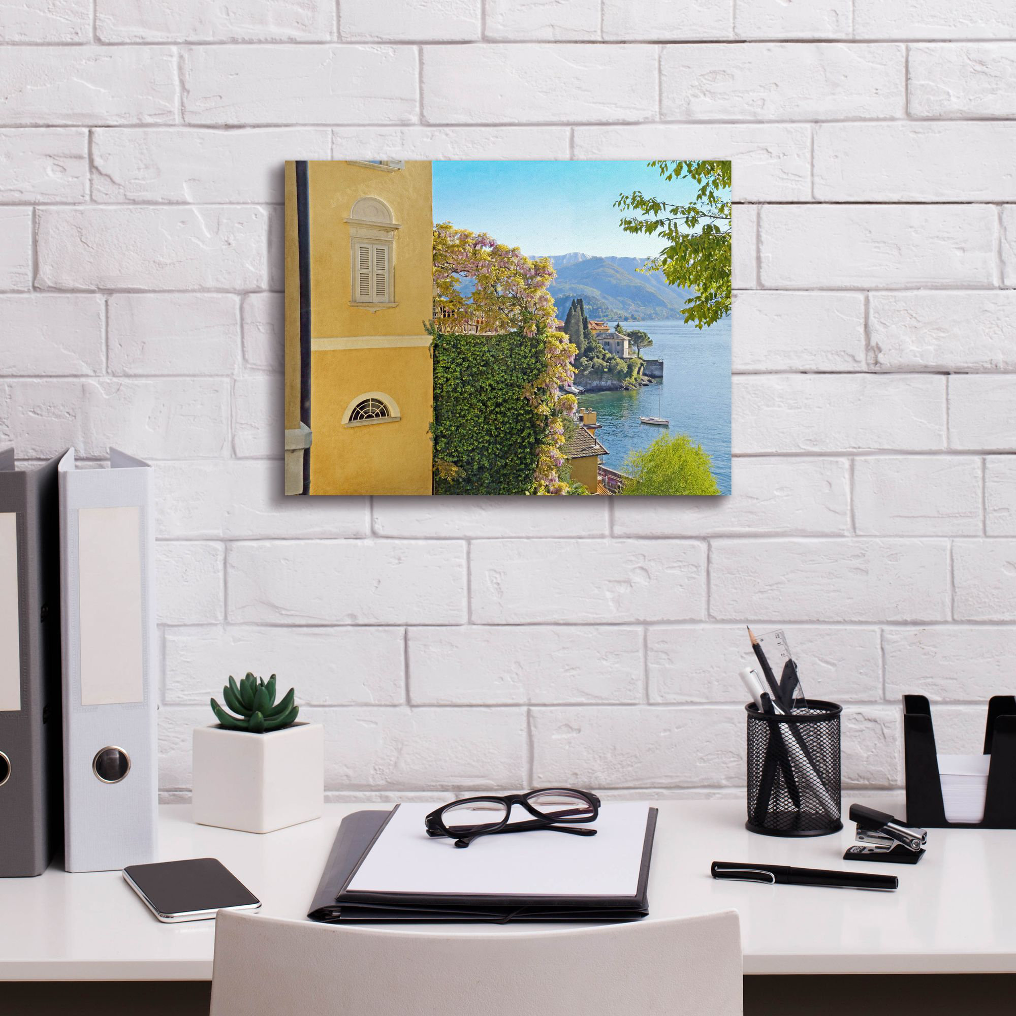 Epic Graffiti 'Varenna Vista 2' By Brooke T. Ryan, Canvas Wall Art ...