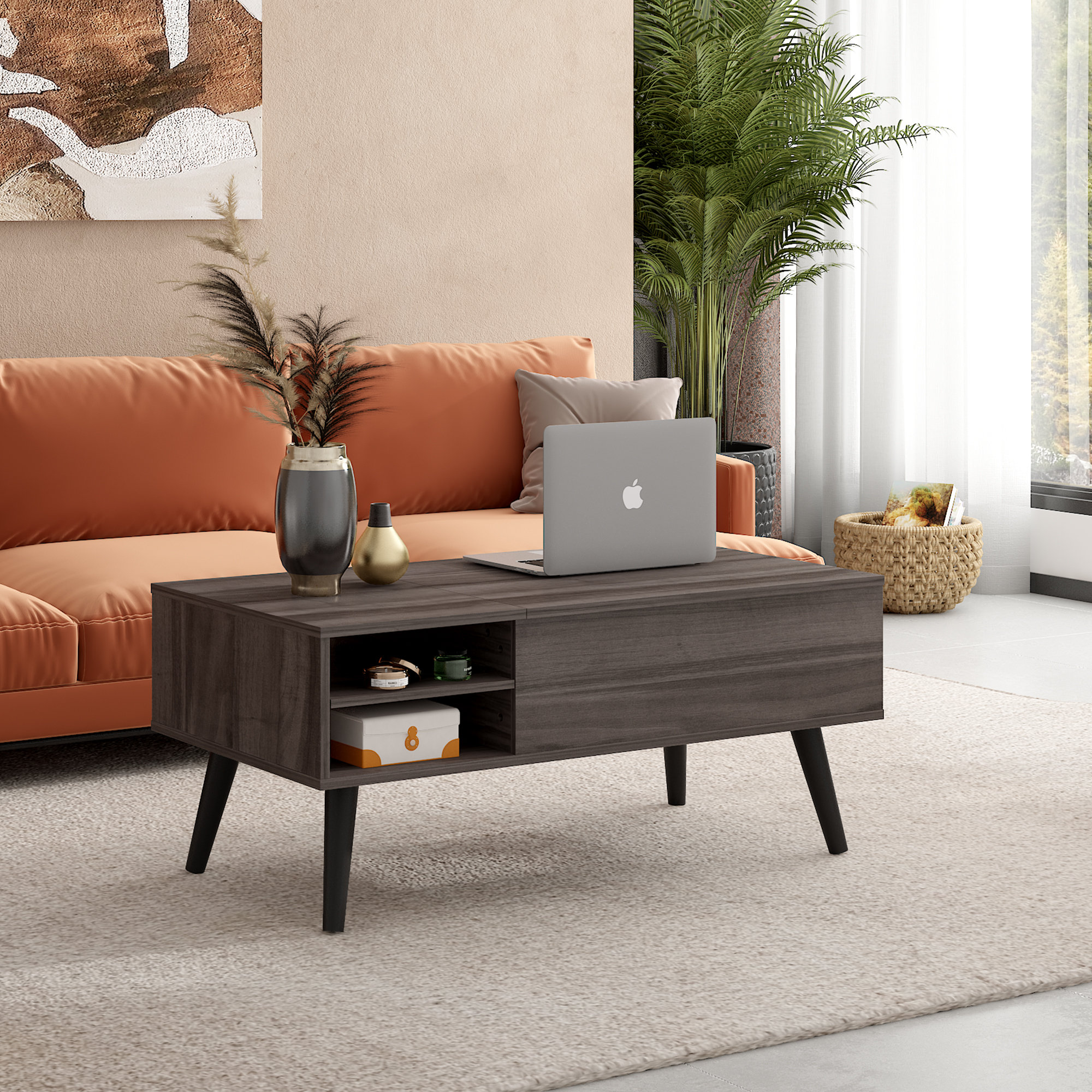 Wade Logan Aravis Lift Top Coffee Table with Storage & Reviews ...