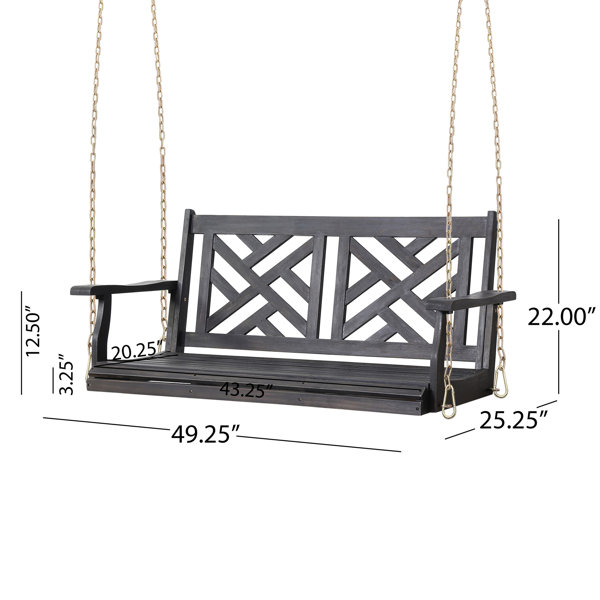 August Grove ALEJANDRO PORCH SWING - Wayfair Canada
