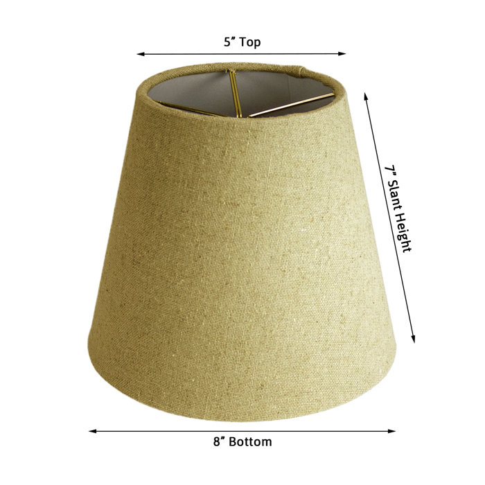 Charlton Home® 7'' H x 8'' W Linen Empire Lamp Shade & Reviews | Wayfair