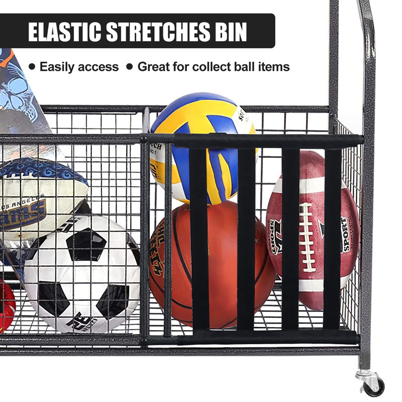 ZACHVO Freestanding Sports Storage Rack for Sports Gear & Reviews | Wayfair