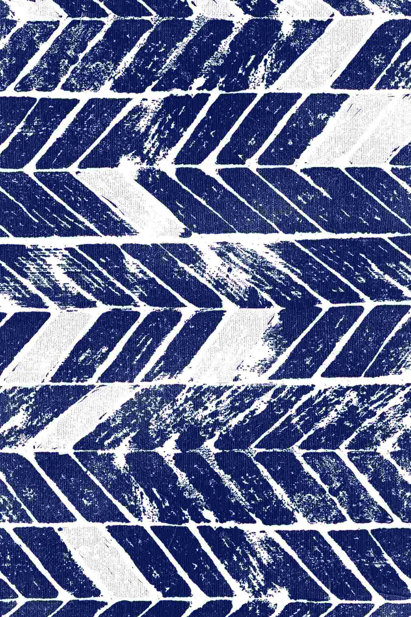 Union Rustic Navy Chevron Pattern | Wayfair