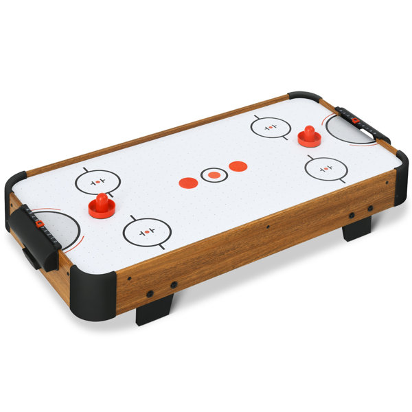 RayChee Tabletop Air Hockey 32'' 2 -Player MDF with Manual Scoreboard ...