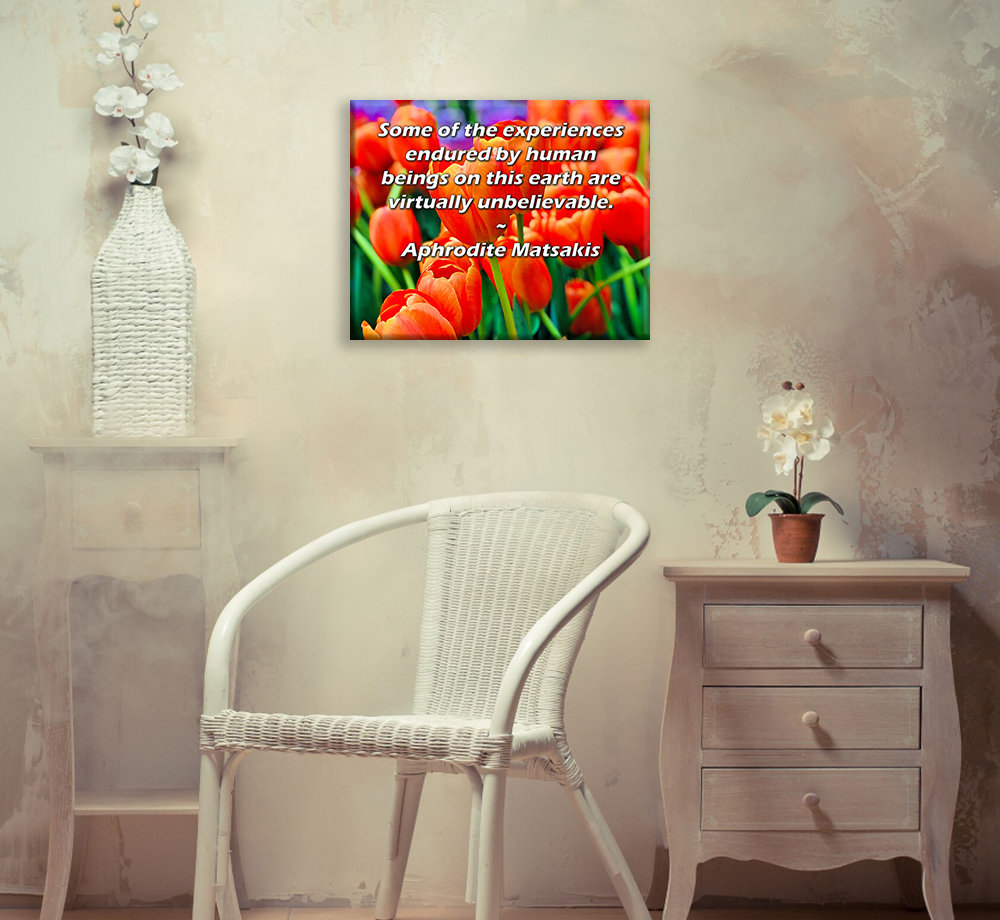 Trinx ArtsyQuotes Gallery Wrapped Canvas By Aphrodite Matsakis: "Some ...
