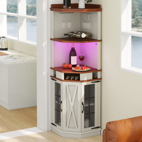 Corner Home Bars & Bar Sets You'll Love | Wayfair