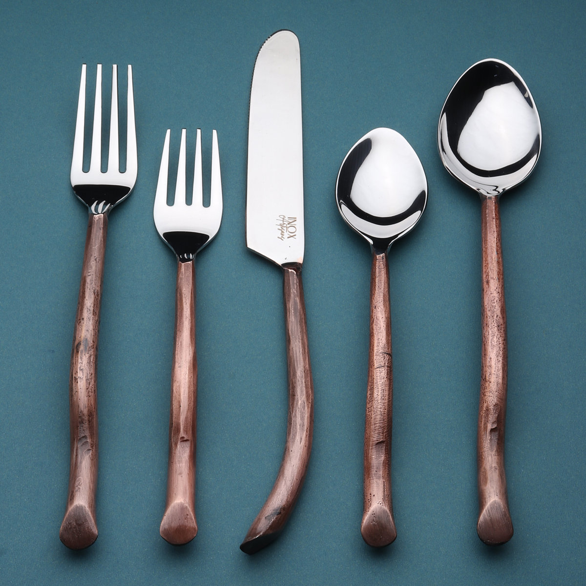 INOX Artisans Inox Twig Design Flatware Set & Reviews | Wayfair
