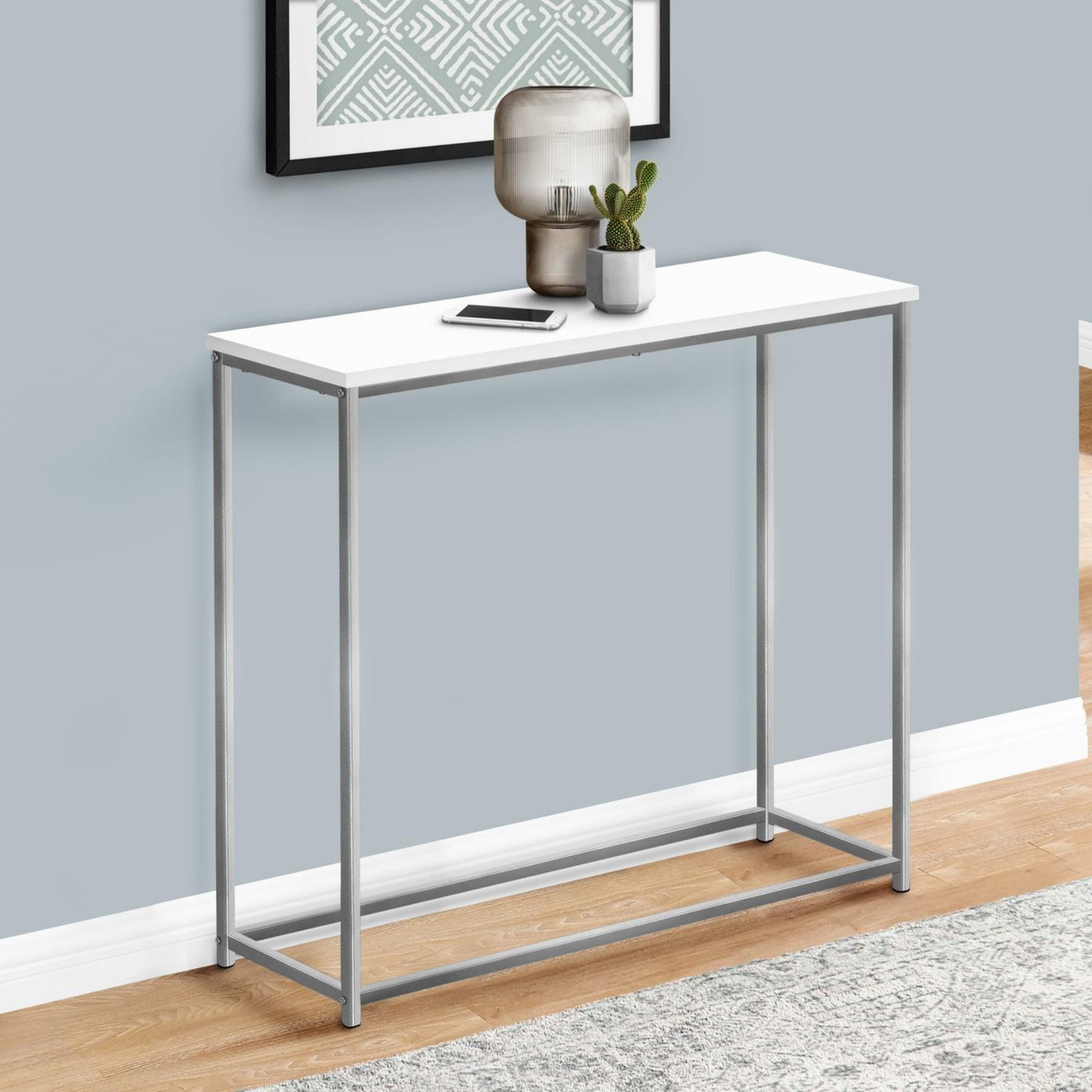 Ebern Designs Minimalist Console Table for Modern Living Rooms ...