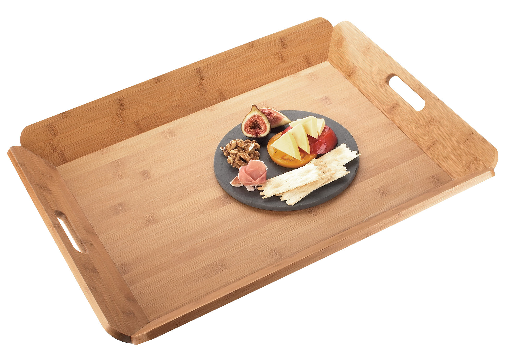 Cal-Mil Bamboo 22 1/2" x 17" Room Service Tray | Wayfair