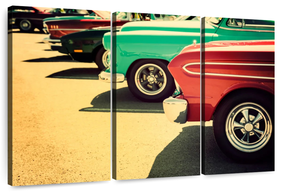 Elephant Stock Parked Vintage Cars | Wayfair