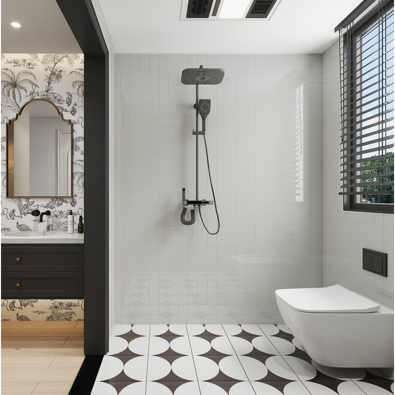 Giorbello 3" x 9" Glass Subway Tile | Wayfair