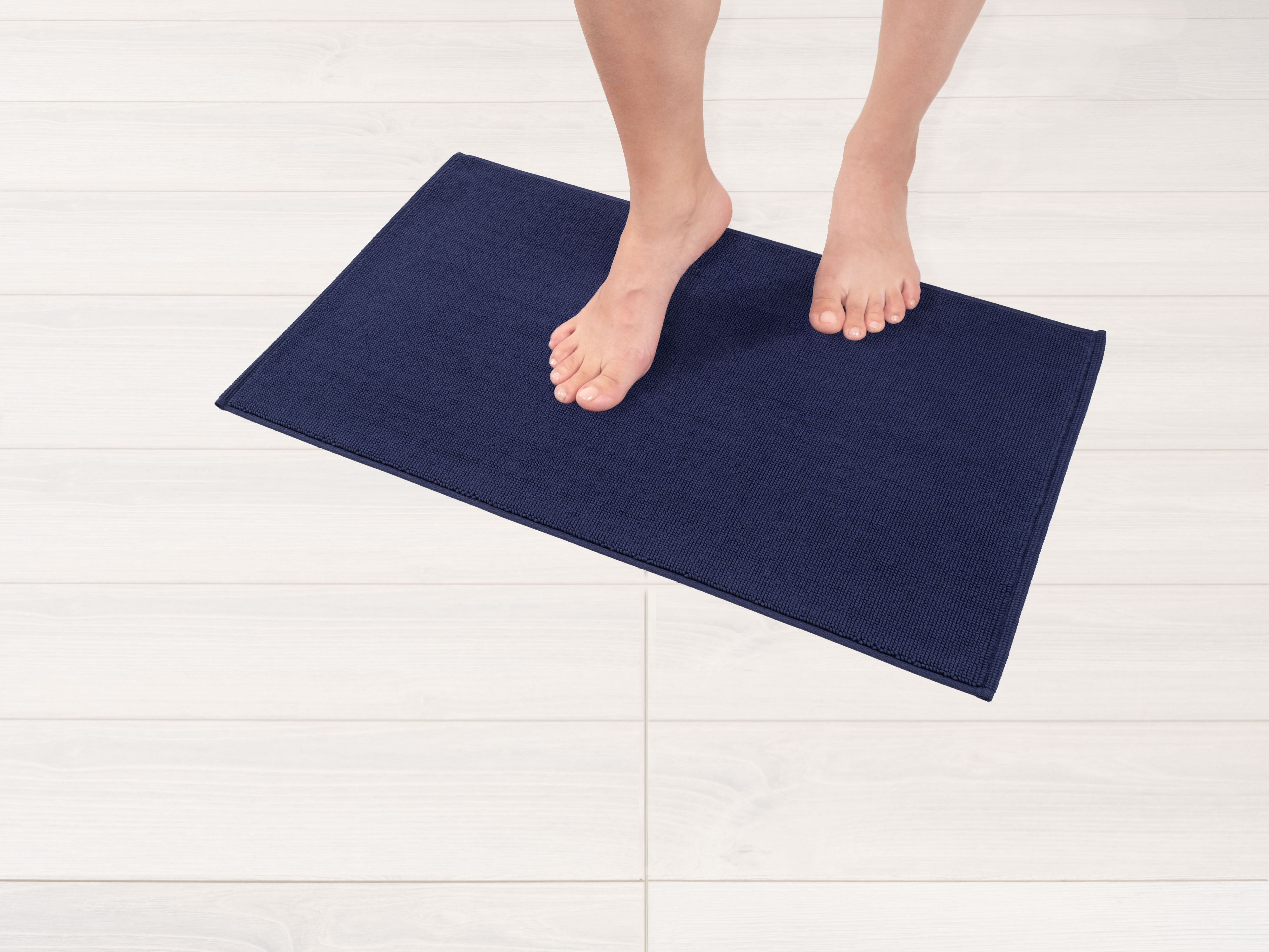 Eider & Ivory™ Eider & Ivory, 100% Cotton Slip Resistant Bath Mat Rugs ...