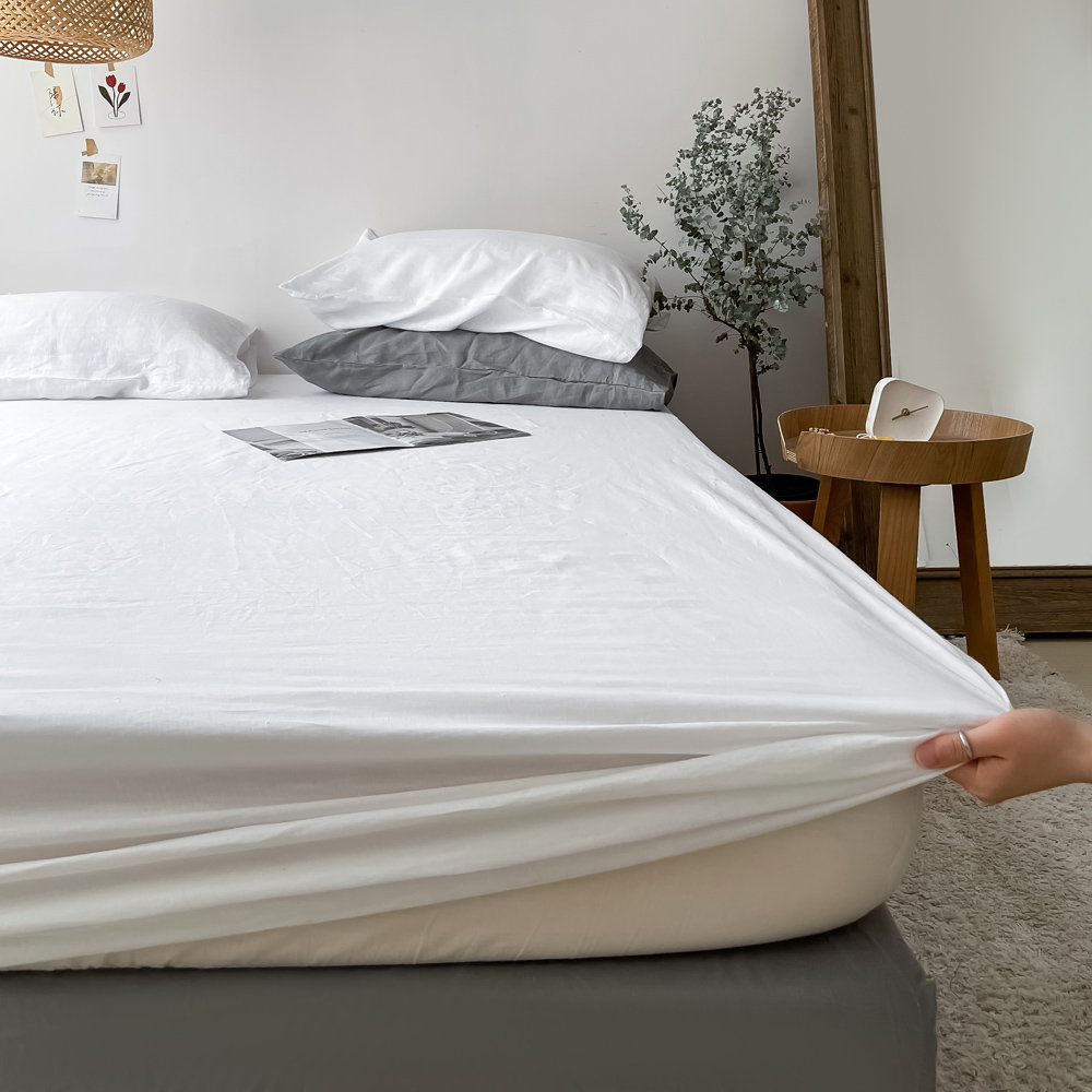 BISELINA Linen Fitted Sheet | Wayfair